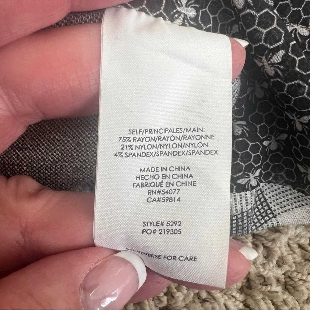 CAbi | Jackets & Coats | Cabi Valentina Black White Grey Plaid Blazer ...